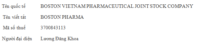CÔNG TY CỔ PHẦN DƯỢC PHẨM BOSTON VIỆT NAM tuyển dụng - Việc làm - Joboko